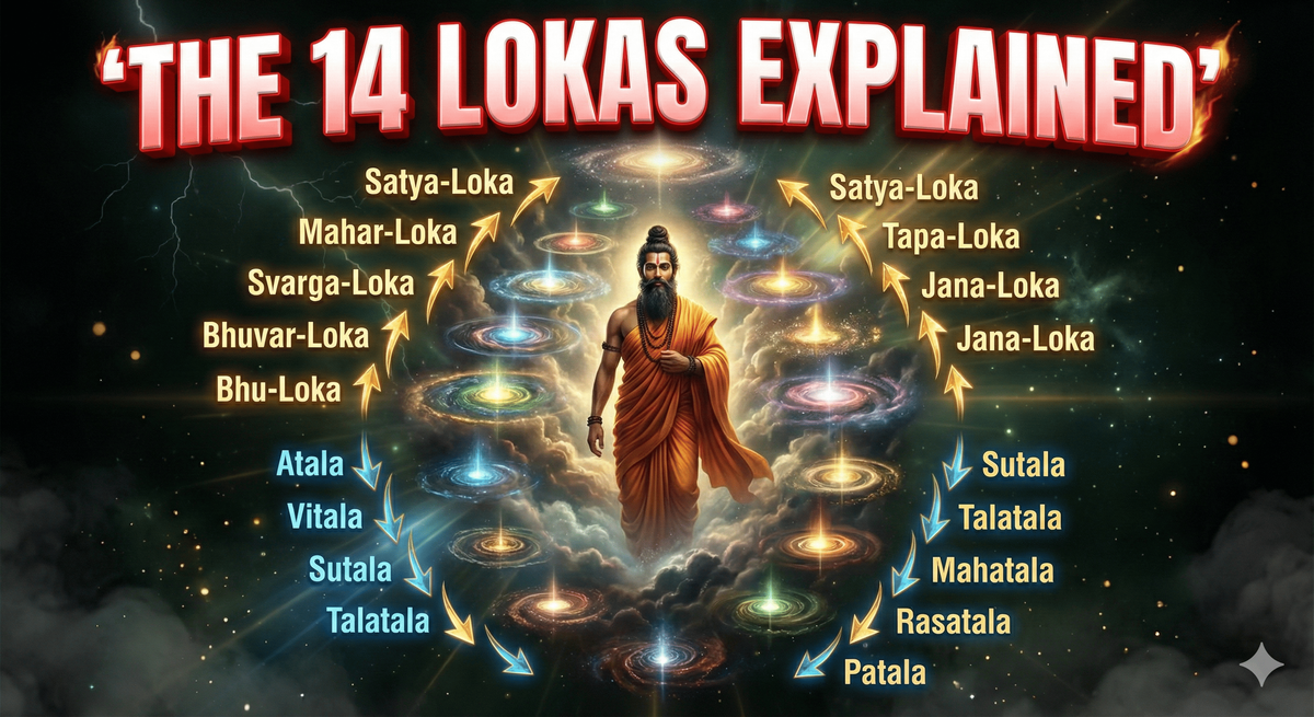 The 14 Lokas of Hinduism Explained: Upper, Middle and Lower Worlds