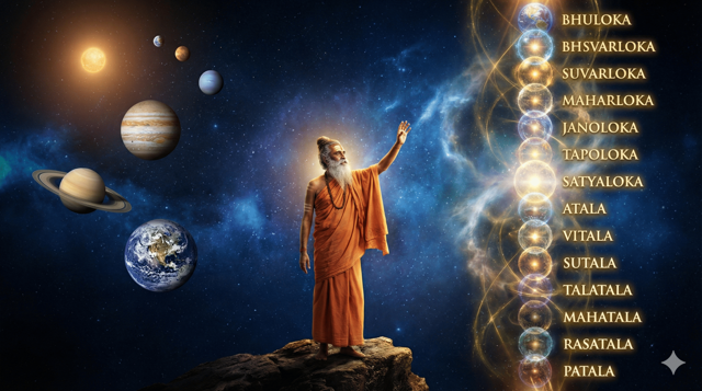 The 14 Lokas of Hinduism Explained: Upper, Middle and Lower Worlds