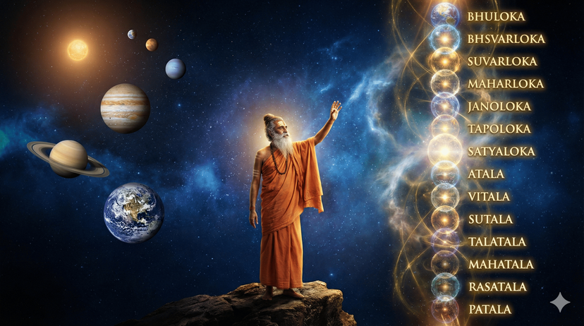 The 14 Lokas of Hinduism Explained: Upper, Middle and Lower Worlds